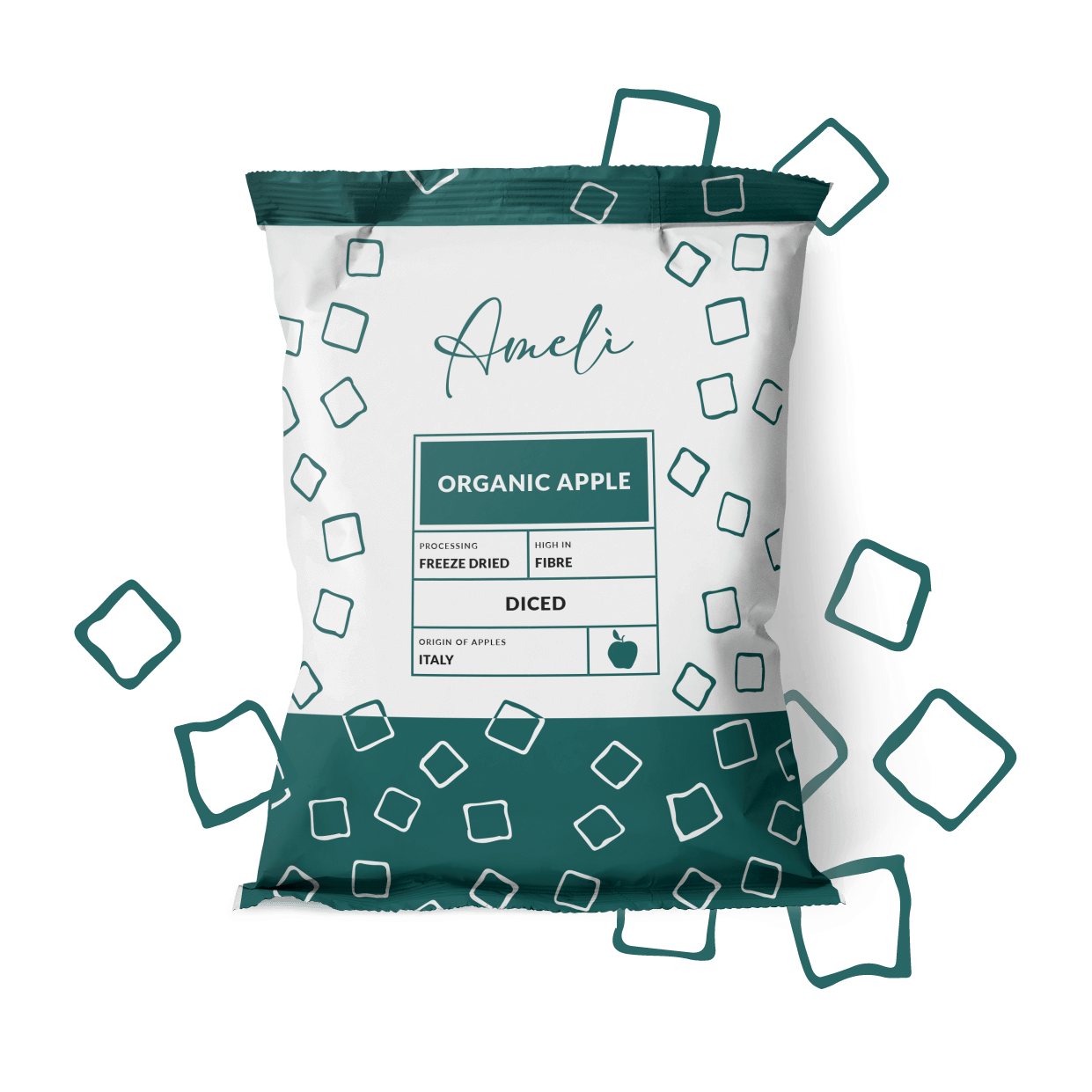 Diced apple - Amelì